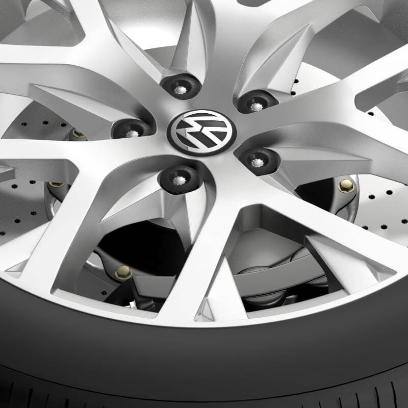 Volkswagen CrossPolo 2014 Wheel - 3D Model by Creative Idea Studio