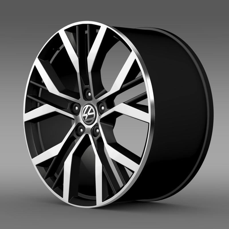 Volkswagen Golf GTI Rim - 3D Model by Creative Idea Studio