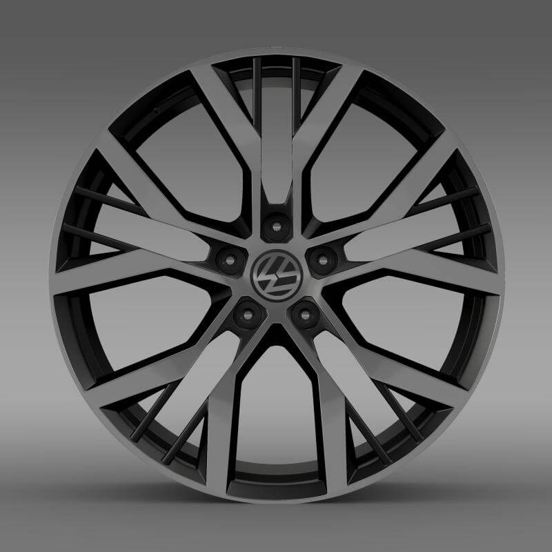Volkswagen Golf GTI Rim - 3D Model by Creative Idea Studio