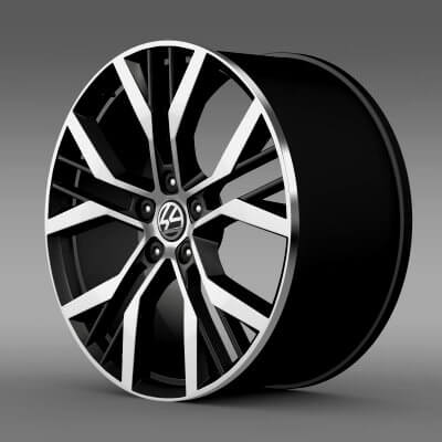 Volkswagen Golf GTI Rim - 3D Model by Creative Idea Studio