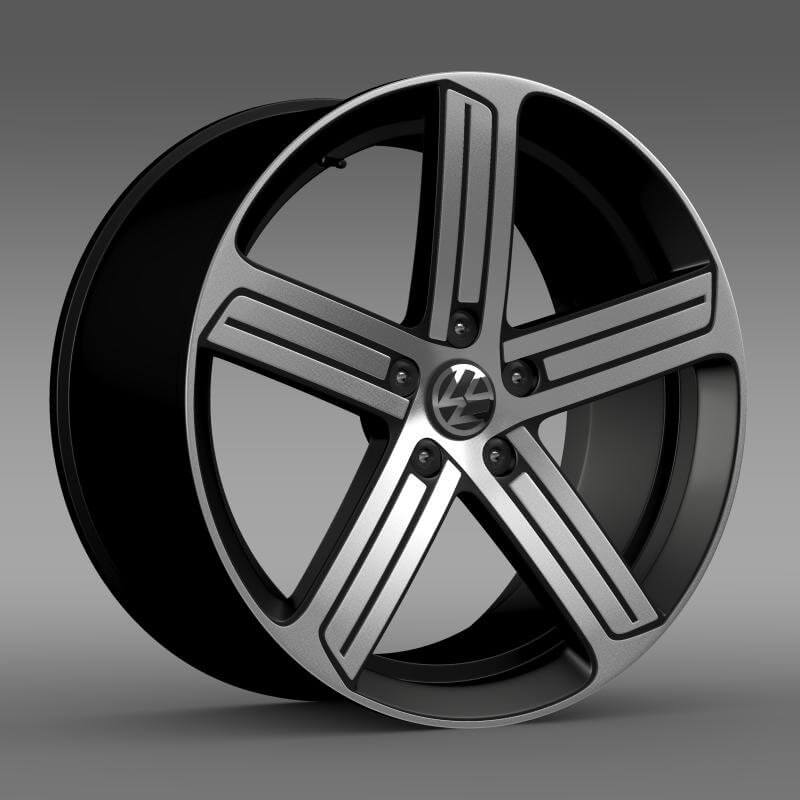 Volkswagen Golf R Rim - 3D Model by Creative Idea Studio
