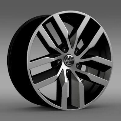 Volkswagen Golf S Rim - 3D Model by Creative Idea Studio