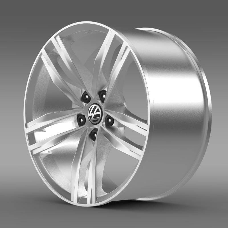 Volkswagen Golf TDI Rim - 3D Model by Creative Idea Studio