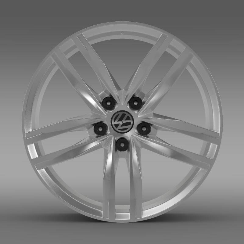 Volkswagen Golf TDI Rim - 3D Model by Creative Idea Studio