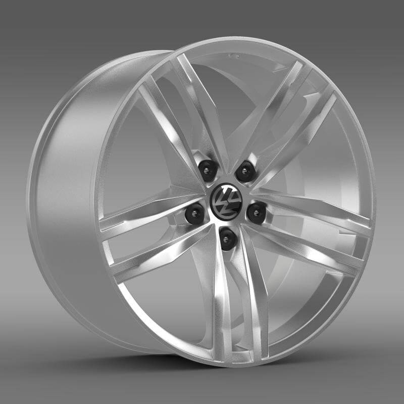 Volkswagen Golf TDI Rim - 3D Model by Creative Idea Studio