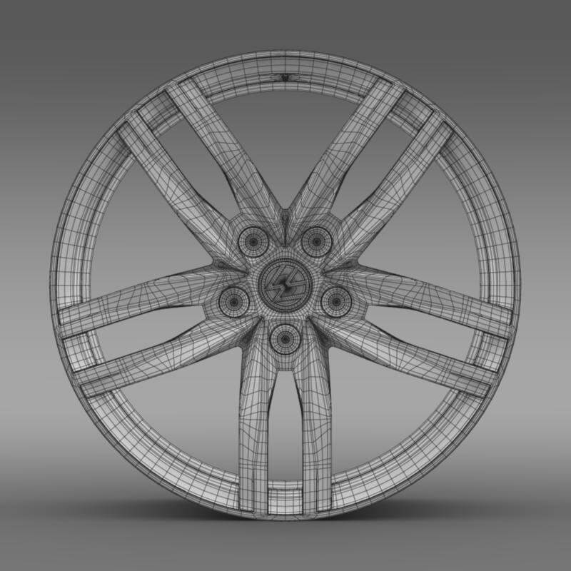 Volkswagen Golf TDI Rim - 3D Model by Creative Idea Studio