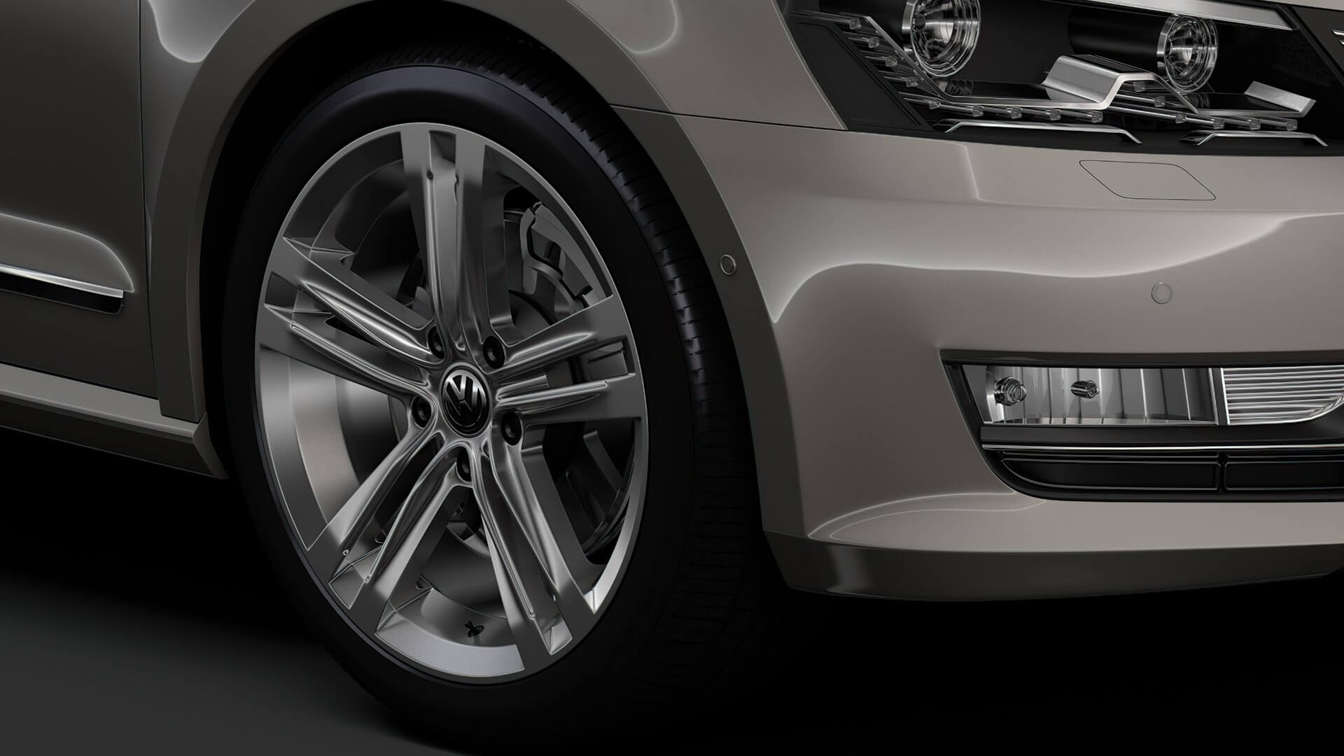 Volkswagen Passat NMS 2016 Wheel - 3D Model by Creative Idea Studio