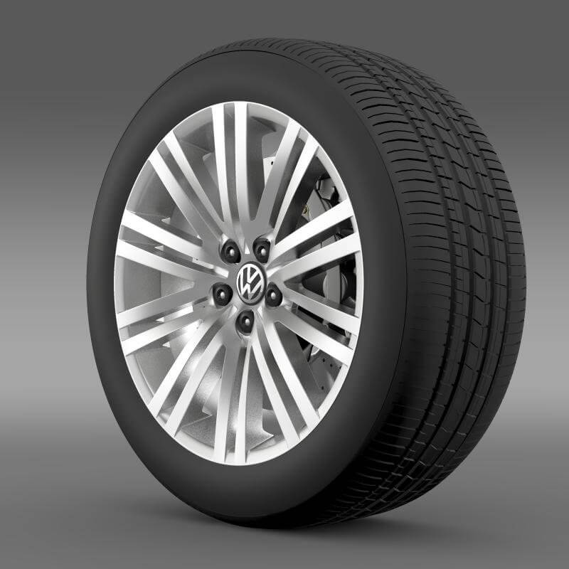 Volkswagen Polo BlueGT Wheel 2014 - 3D Model by Creative Idea Studio