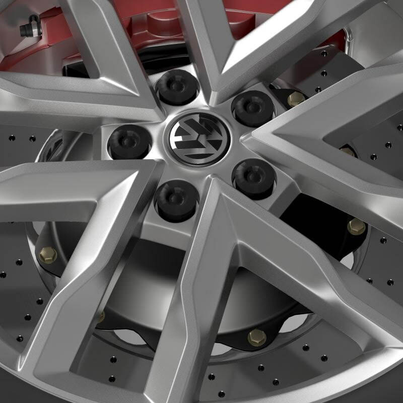 Volkswagen Polo TSI Bluemotion Wheel - 3D Model by Creative Idea Studio