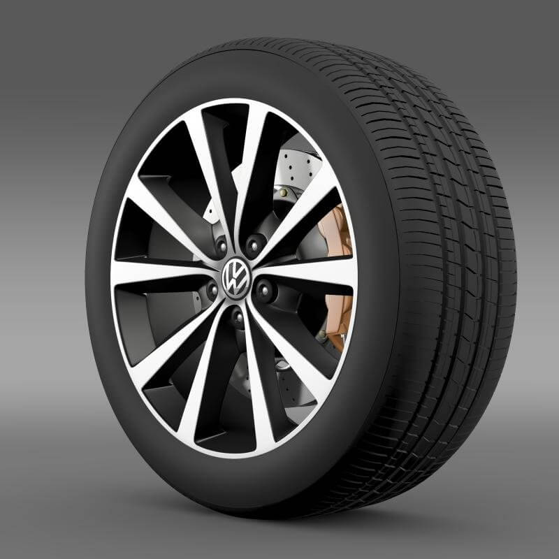 Volkswagen Polo Wheel 2014 - 3D Model by Creative Idea Studio