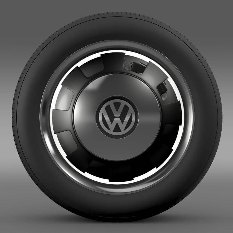 VW Beetle Classic Wheel - 3D Model by Creative Idea Studio