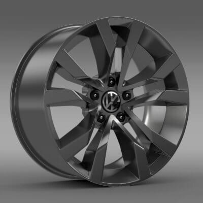 VW Beetle TDI 2012 Rim - 3D Model by Creative Idea Studio