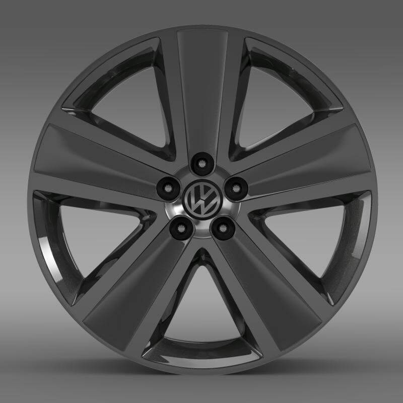 VW CrossPolo 2011 Rim - 3D Model by Creative Idea Studio