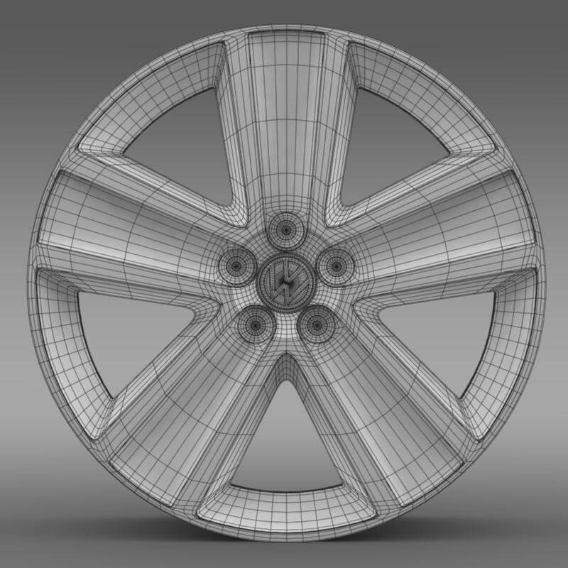 VW CrossPolo 2011 Rim - 3D Model by Creative Idea Studio