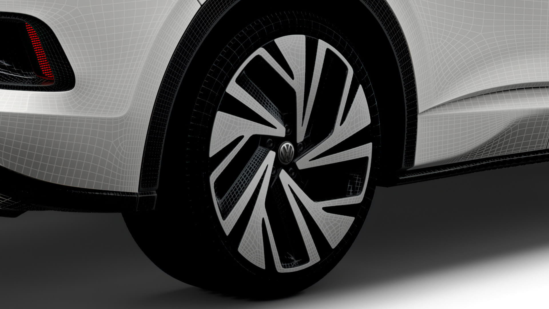VW ID5 PRO 2022 Wheel - 3D Model by Creative Idea Studio