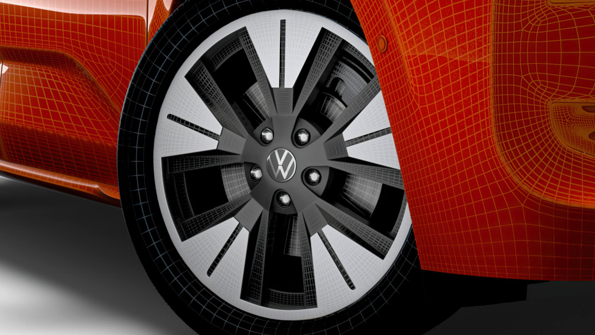 VW Multivan T7 2023 Wheel - 3D Model by Creative Idea Studio