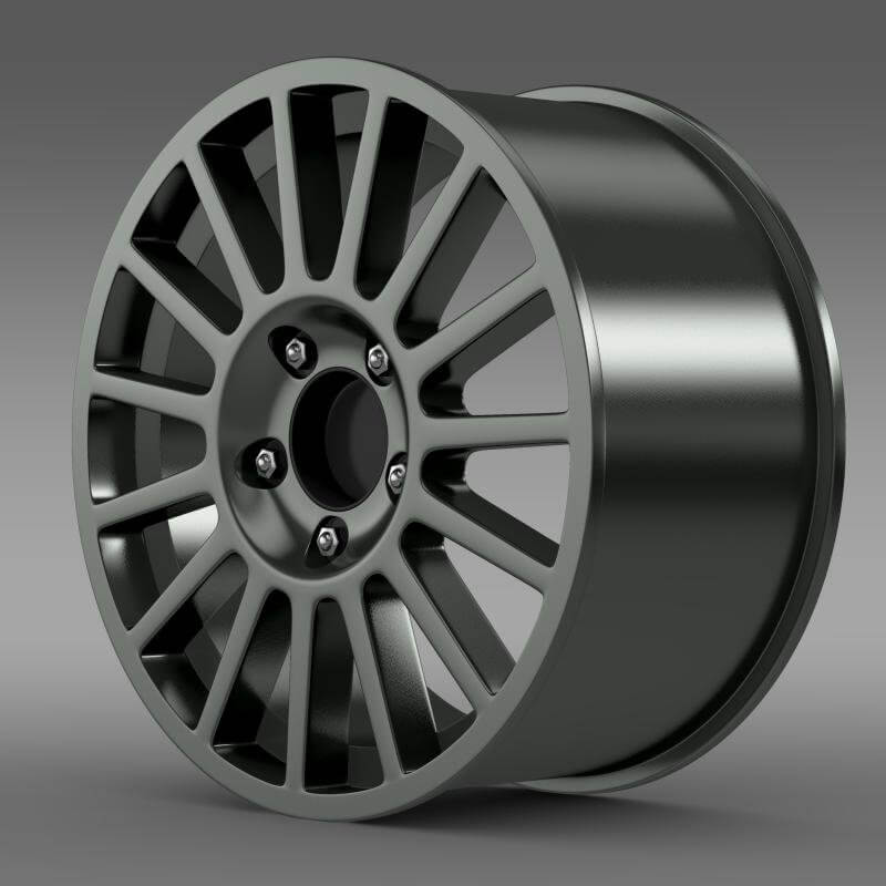 VW Polo R WRC Rim - 3D Model by Creative Idea Studio