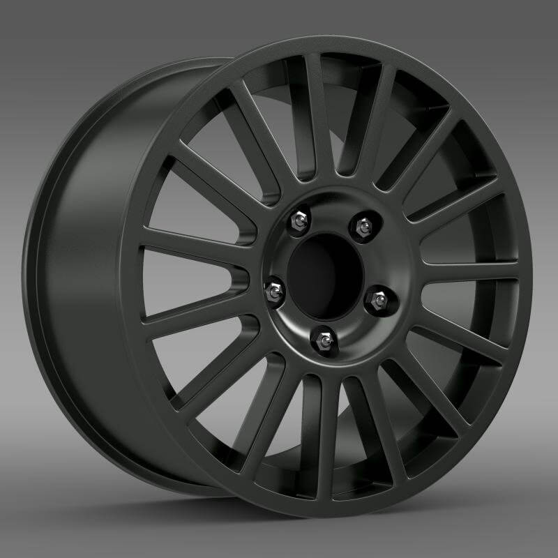 VW Polo R WRC Rim - 3D Model by Creative Idea Studio