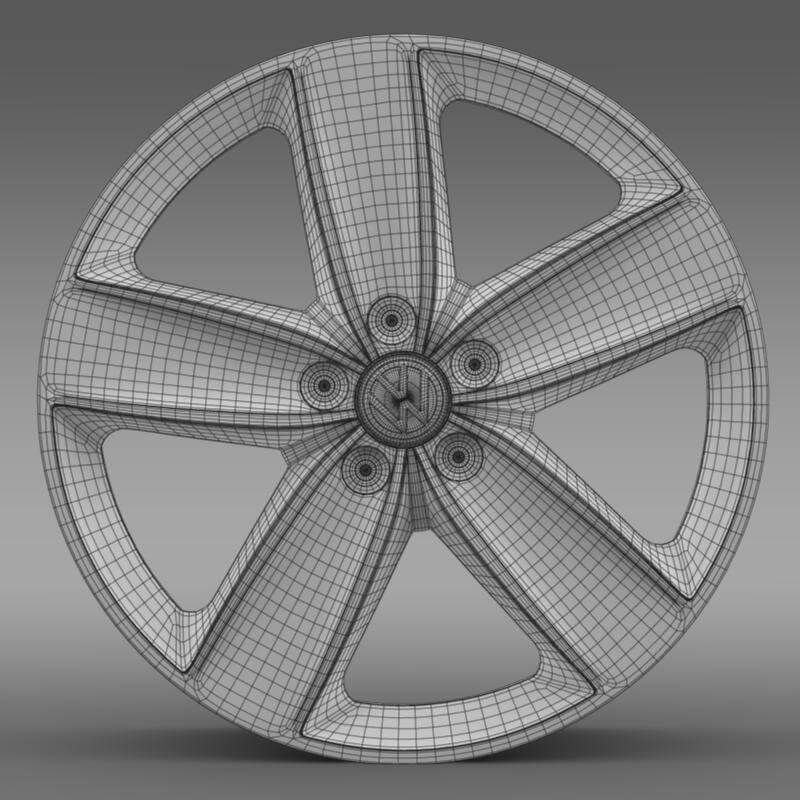 VW Polo Rim - 3D Model by Creative Idea Studio