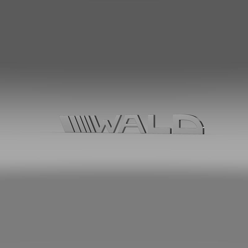 Wald Logo - 3D Model by Creative Idea Studio