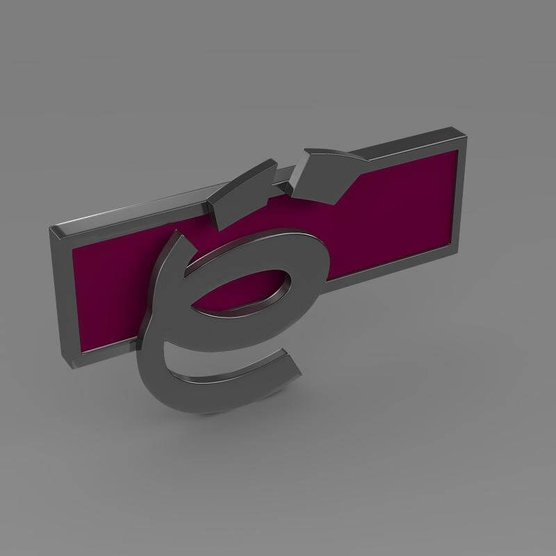 Yo Mobile Logo - 3D Model by Creative Idea Studio