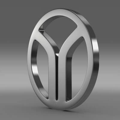 Yugo Logo - 3D Model by Creative Idea Studio
