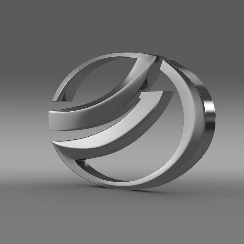 ZAZ Logo - 3D Model by Creative Idea Studio