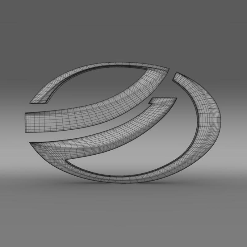 ZAZ Logo - 3D Model by Creative Idea Studio