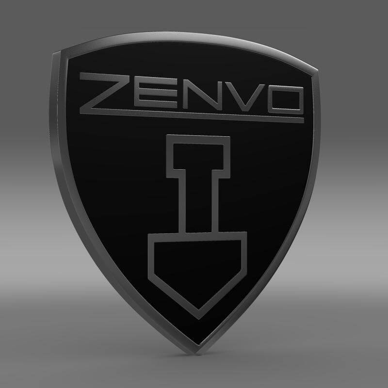 Zenvo Logo - 3D Model by Creative Idea Studio