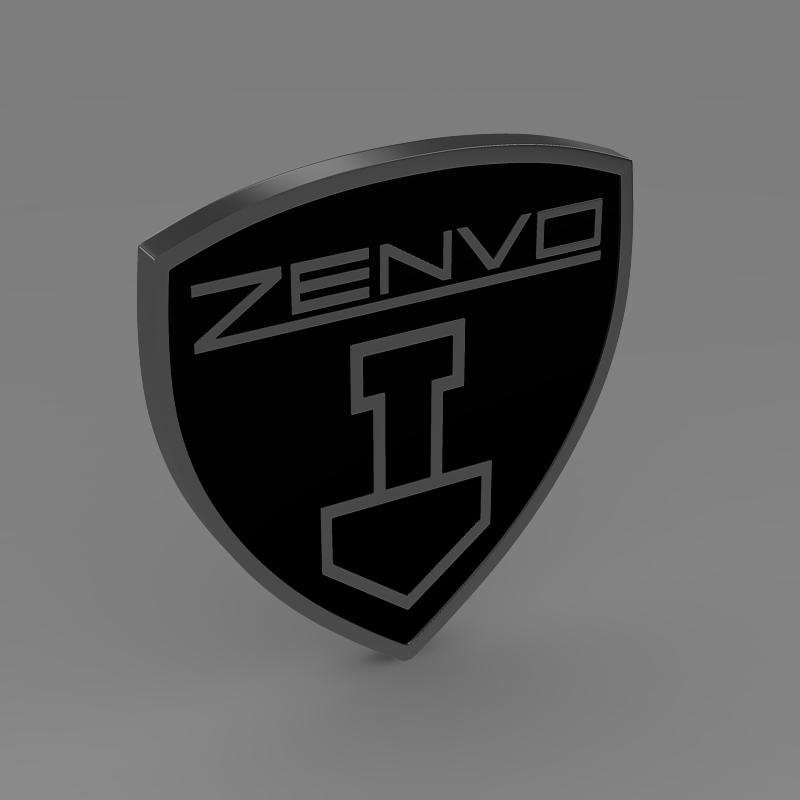 Zenvo Logo - 3D Model by Creative Idea Studio