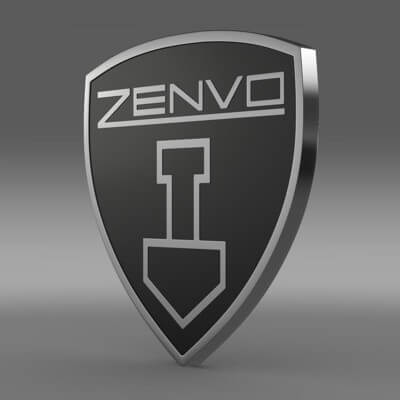 Zenvo Logo - 3D Model by Creative Idea Studio