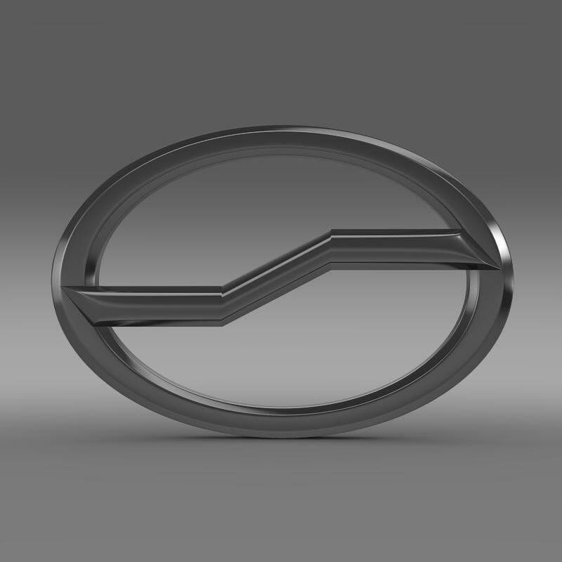 Zxauto Logo - 3D Model by Creative Idea Studio