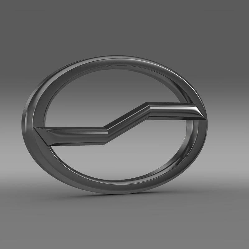 Zxauto Logo - 3D Model by Creative Idea Studio
