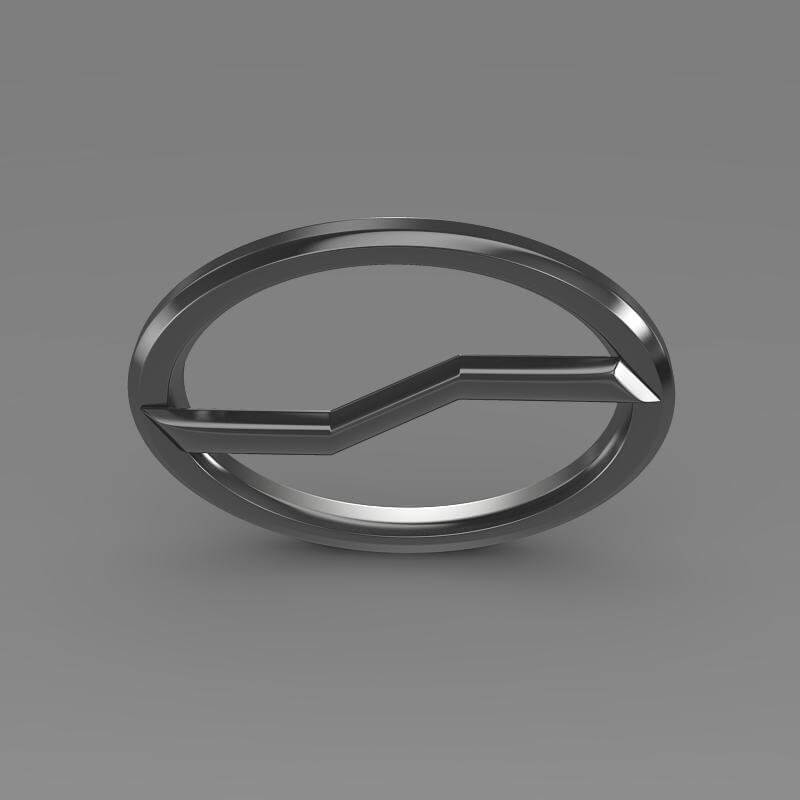 Zxauto Logo - 3D Model by Creative Idea Studio