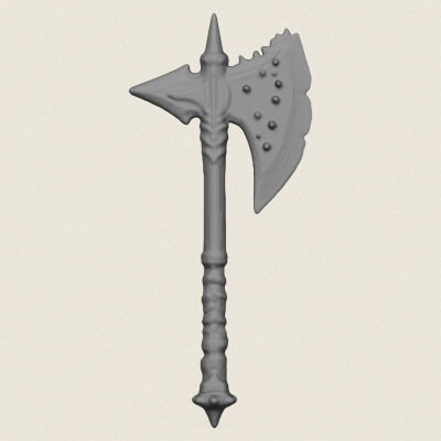 Traditional King Axe - 3D Model by creativegameshop