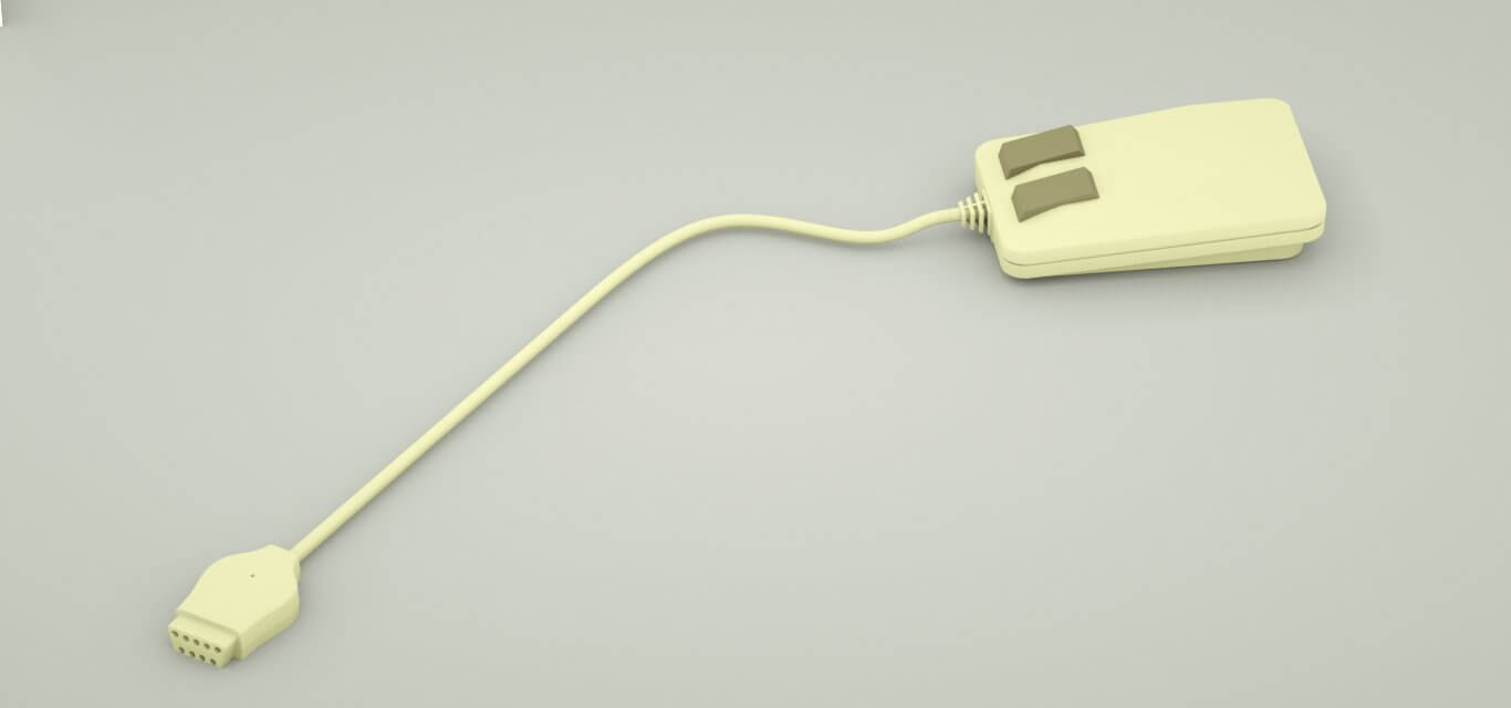 Computer Mouse for Amiga Commodore - 3D Model by Creativity Studio