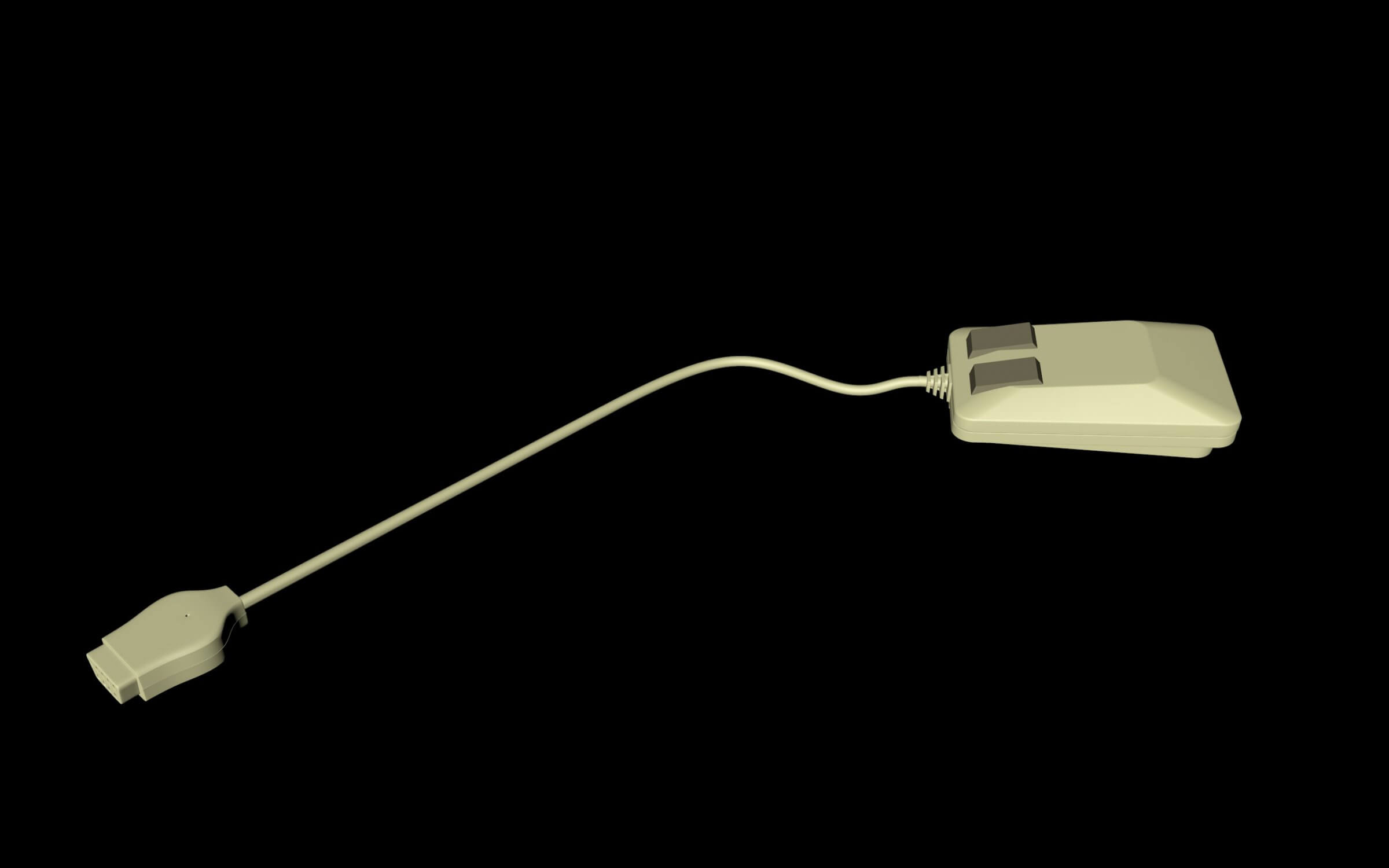Computer Mouse for Amiga Commodore - 3D Model by Creativity Studio