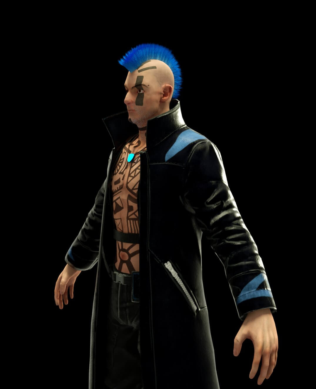 CyberPunk Guy - 3D Model by Creativity Studio