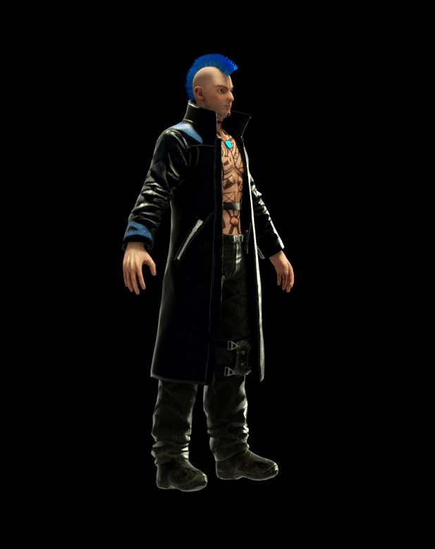 CyberPunk Guy - 3D Model by Creativity Studio