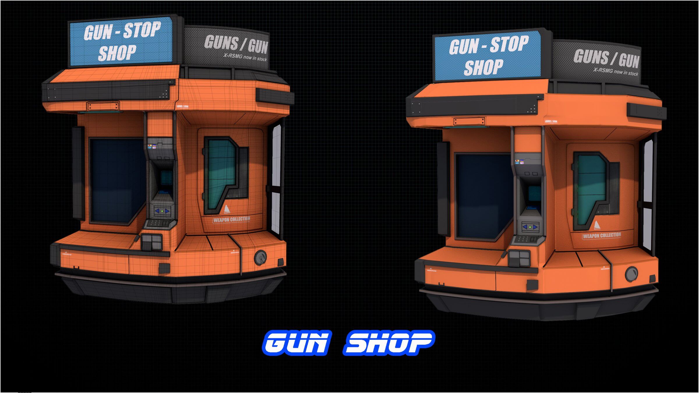 Gun Shop - 3D Model by Creativity Studio
