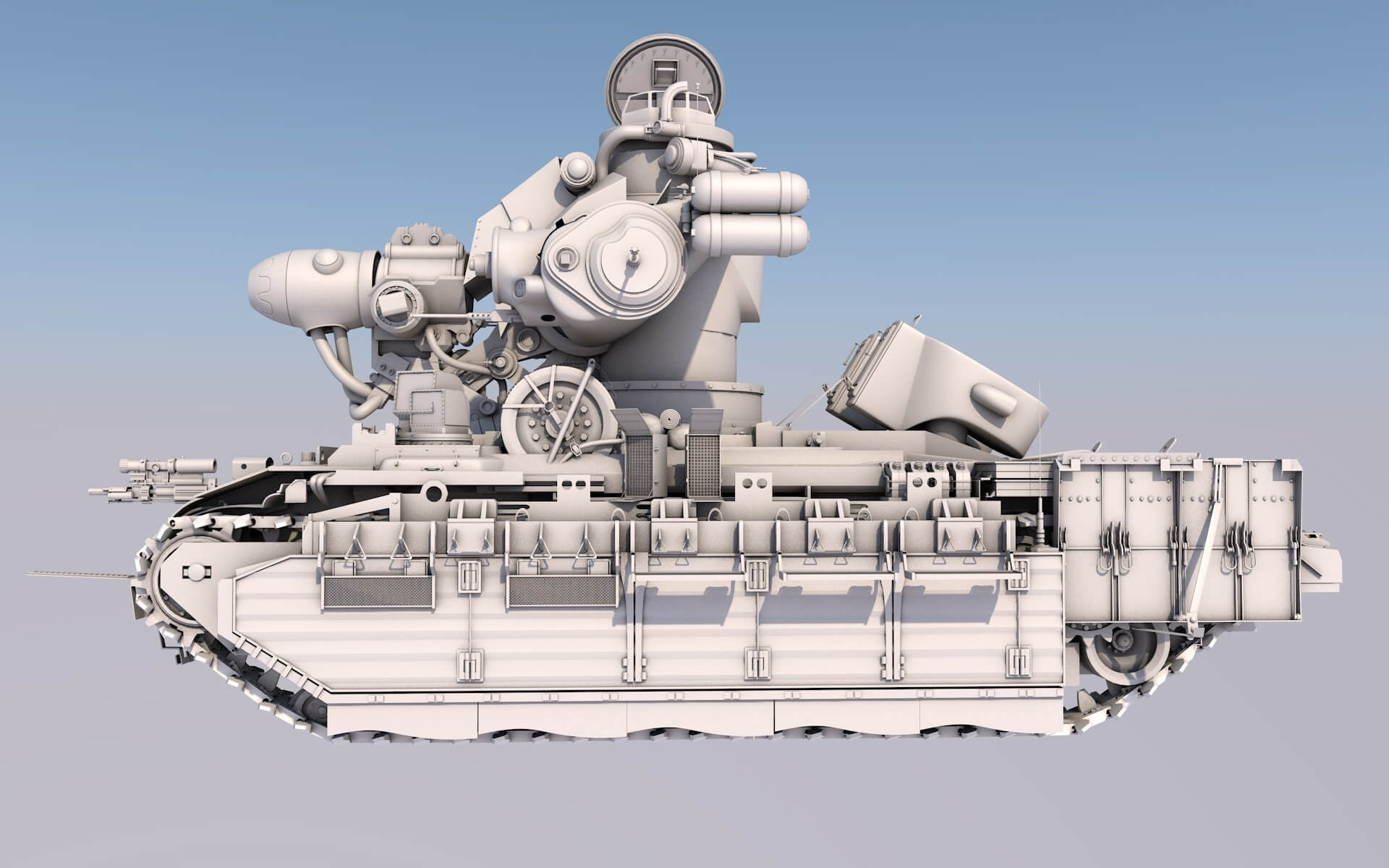 Mega Tank - 3D Model by Creativity Studio