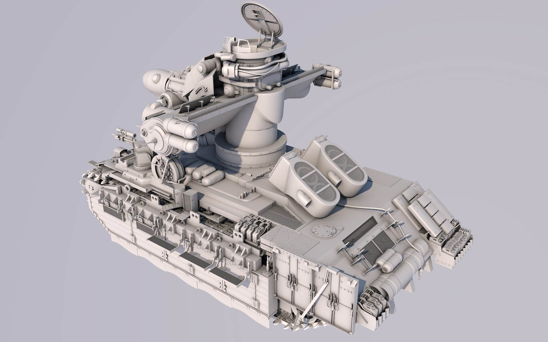 Mega Tank - 3D Model by Creativity Studio