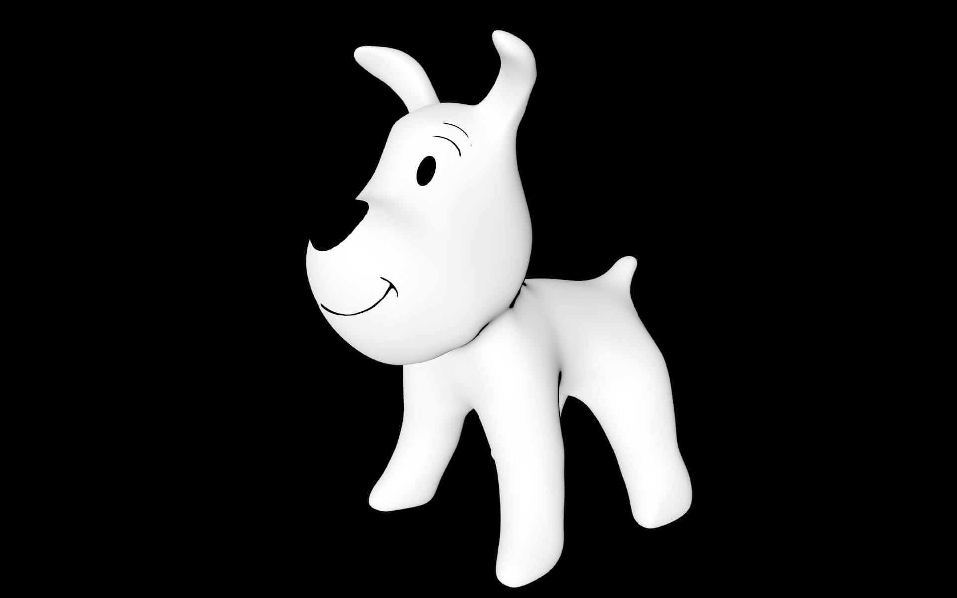 Simple Dog - 3D Model by Creativity Studio