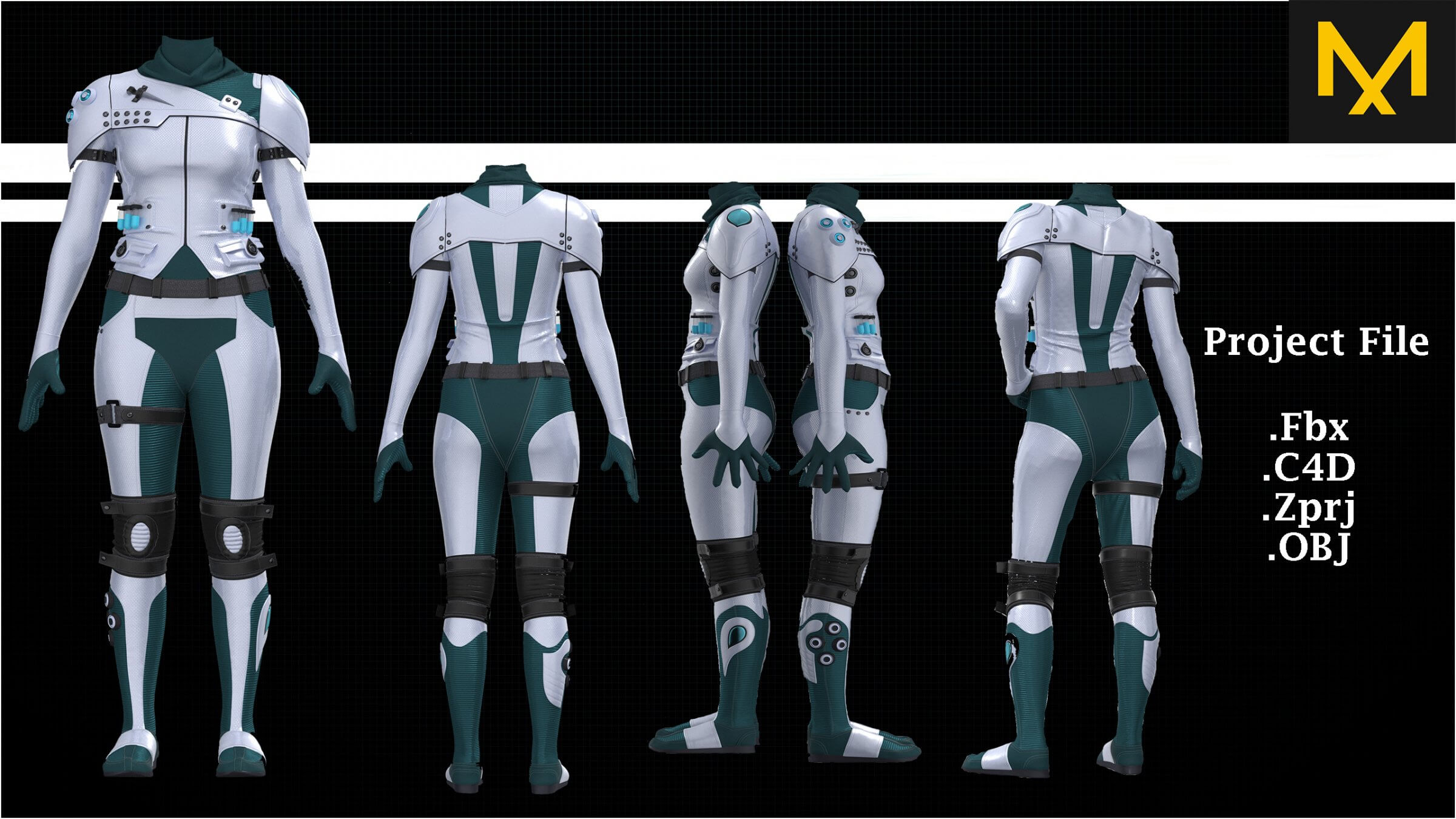 Space Suit - 3D Model by Creativity Studio