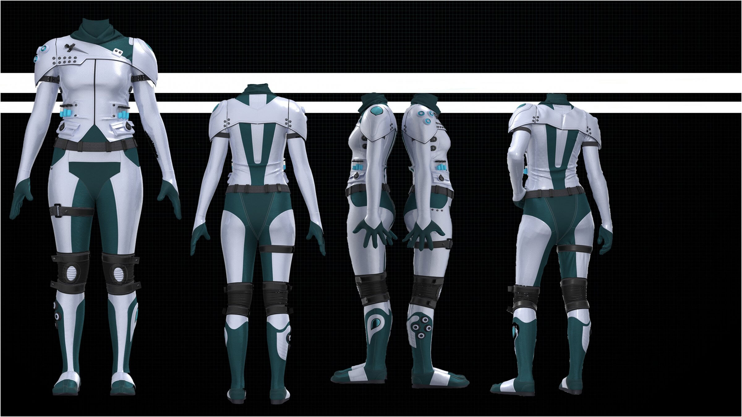 Space Suit - 3D Model by Creativity Studio