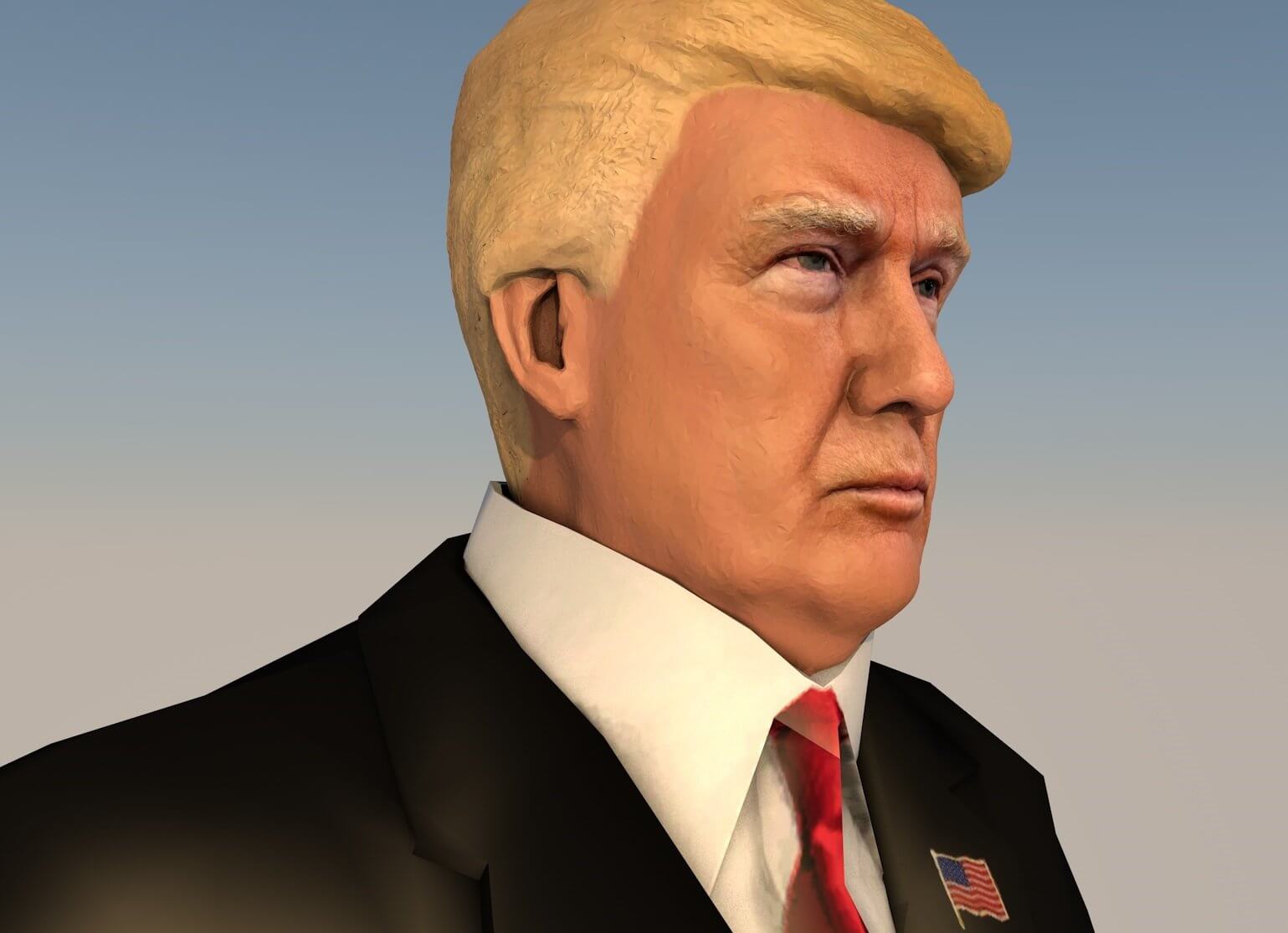 Donald Trump - 3D Model by Creativity Studio