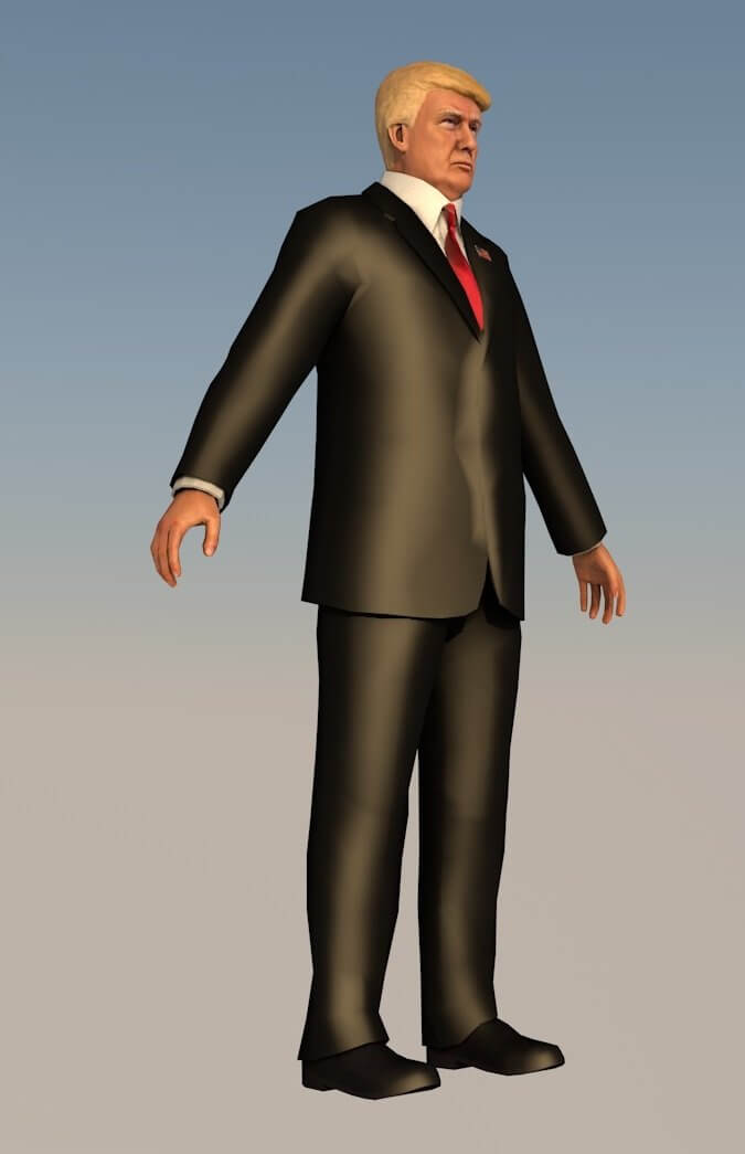 Donald Trump - 3D Model by Creativity Studio
