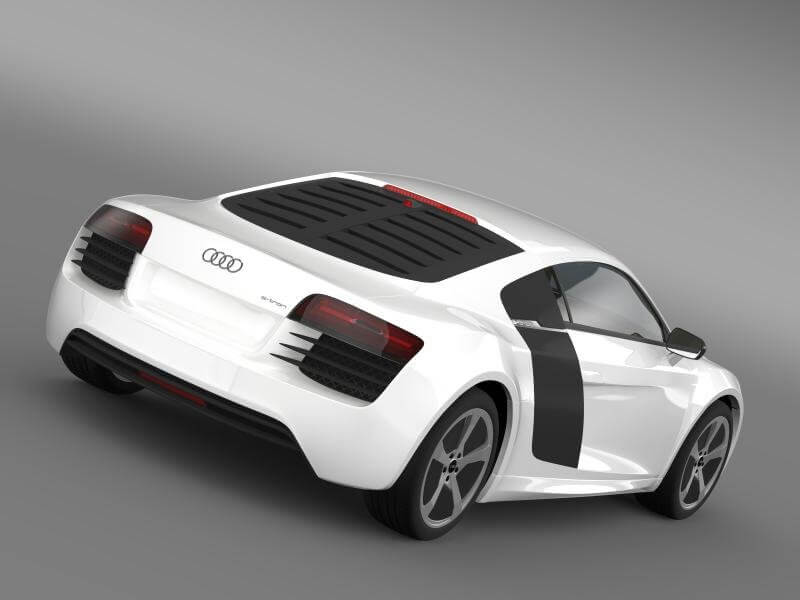 Audi R8 E Tron Prototype 2013 - 3D Model by Creator 3D