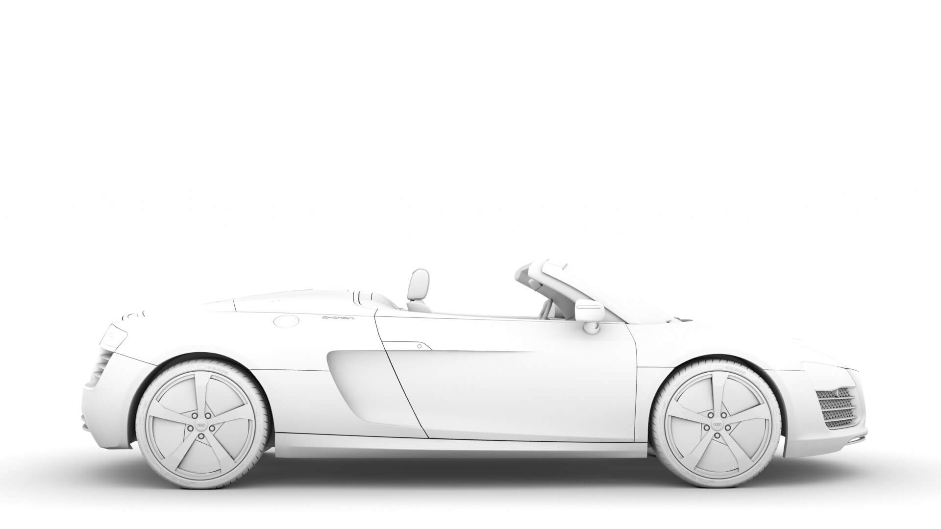 Audi R8 E Tron Spyder 2016 - 3D Model by Creator 3D