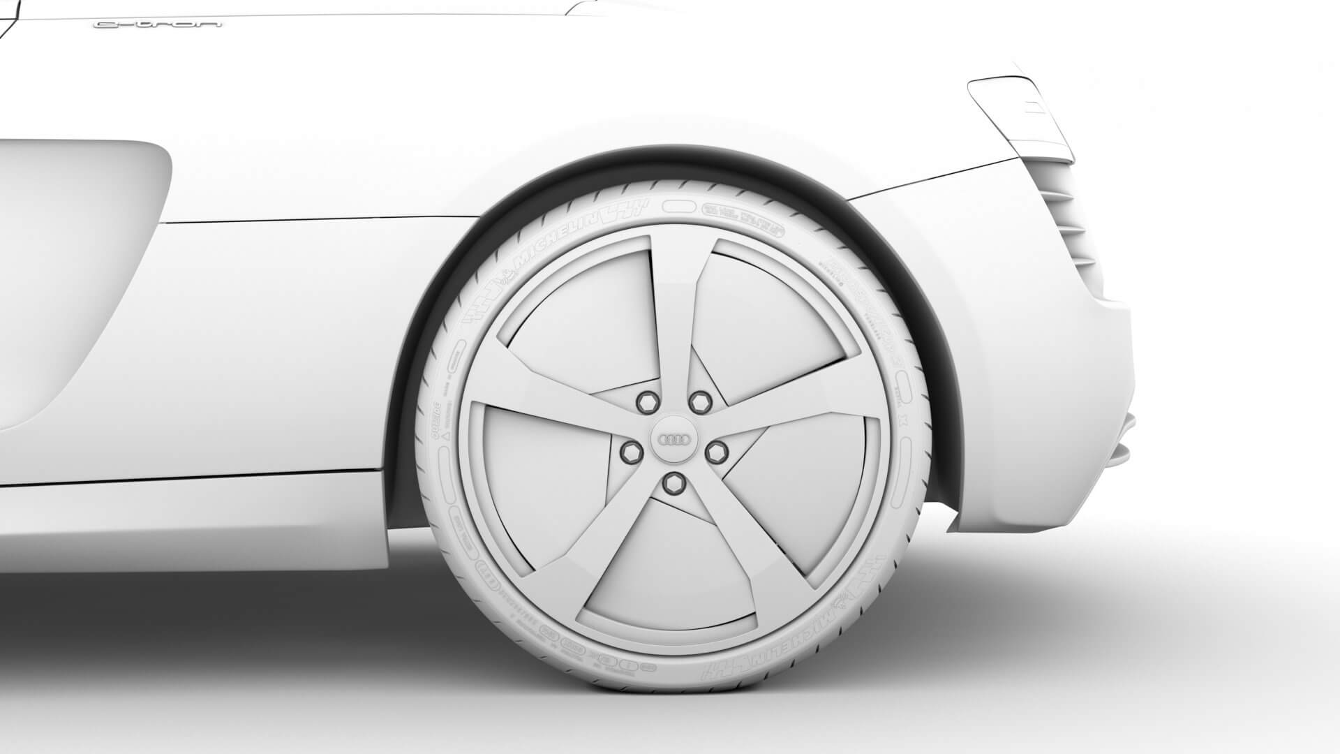 Audi R8 E Tron Spyder 2016 - 3D Model by Creator 3D